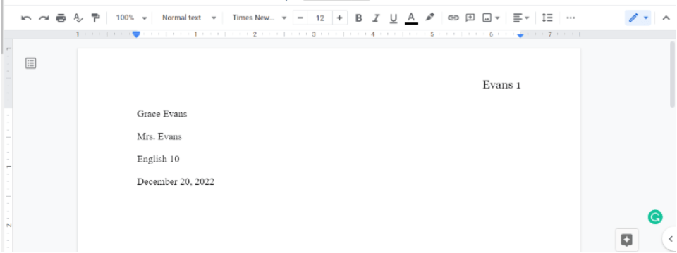 MLA Essay Structure | Evans English